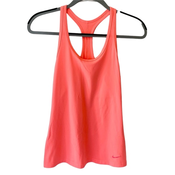 Nike | Tops | Nike Drfit Pink Bright Orange Color Tank Top | Poshmark